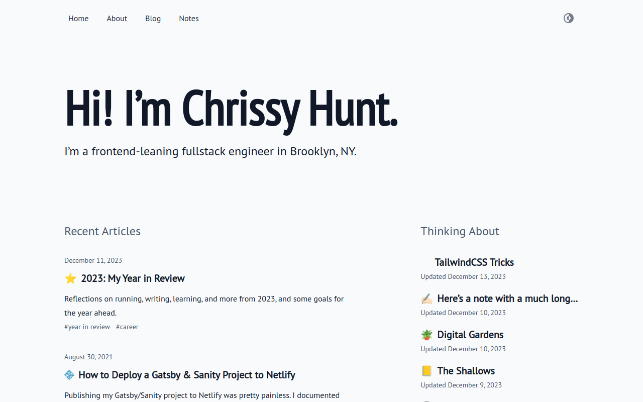Home | Chrissy Hunt